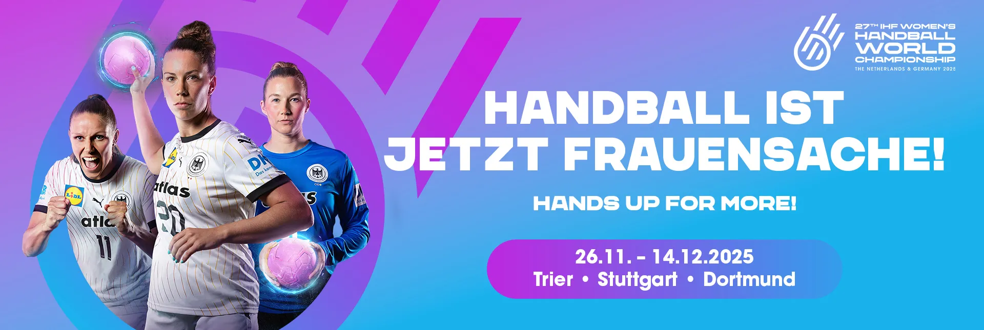IHF Handball-Weltmeisterschaft der Frauen 2025 in Deutschland | dhb.de
